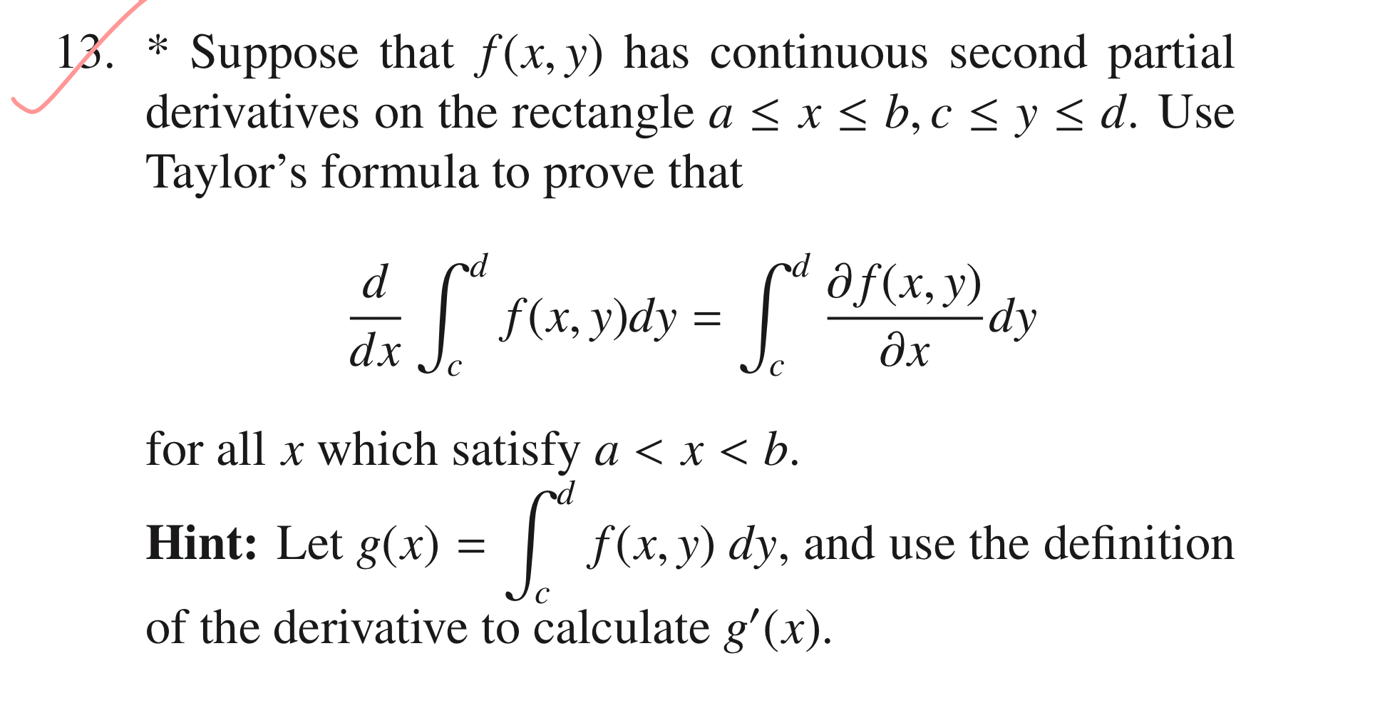 Solved Suppose that f(x,y) ﻿has continuous second | Chegg.com