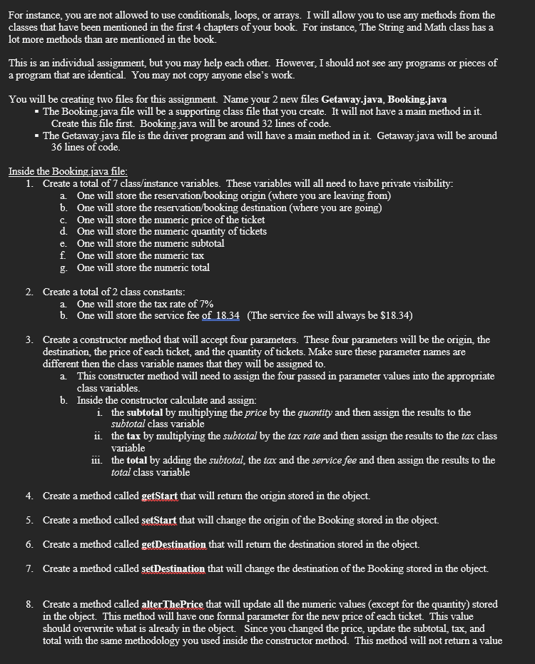 Solved Need this in Java please. Without the use of | Chegg.com