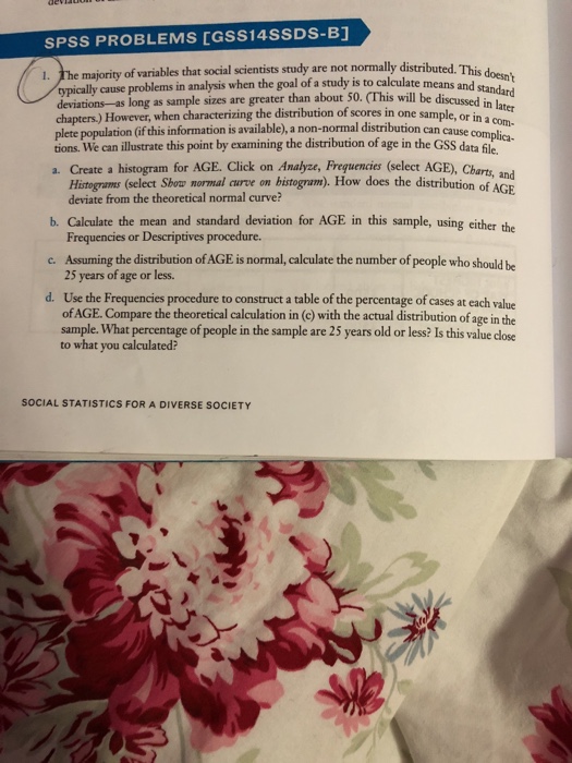Solved SPSS PROBLEMS [GSS14SSDS-B] 1. The majority of | Chegg.com