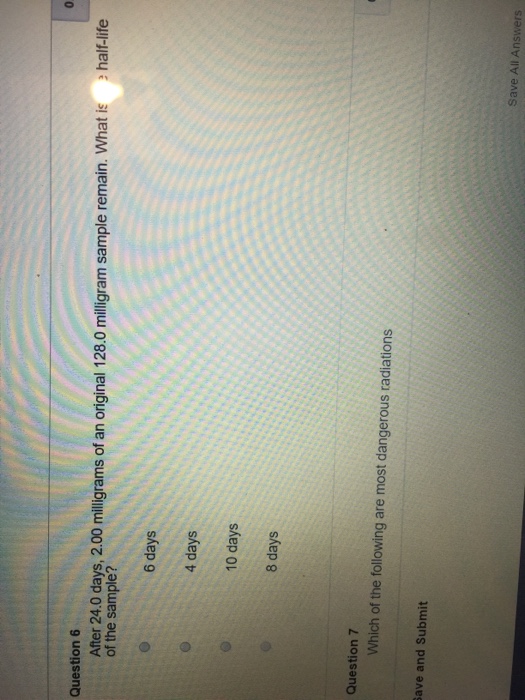 Solved After 24.0 days, 2.00 milligrams of an original 128.0 | Chegg.com