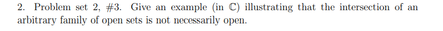 Solved 2. Problem set 2,#3. Give an example (in C ) | Chegg.com
