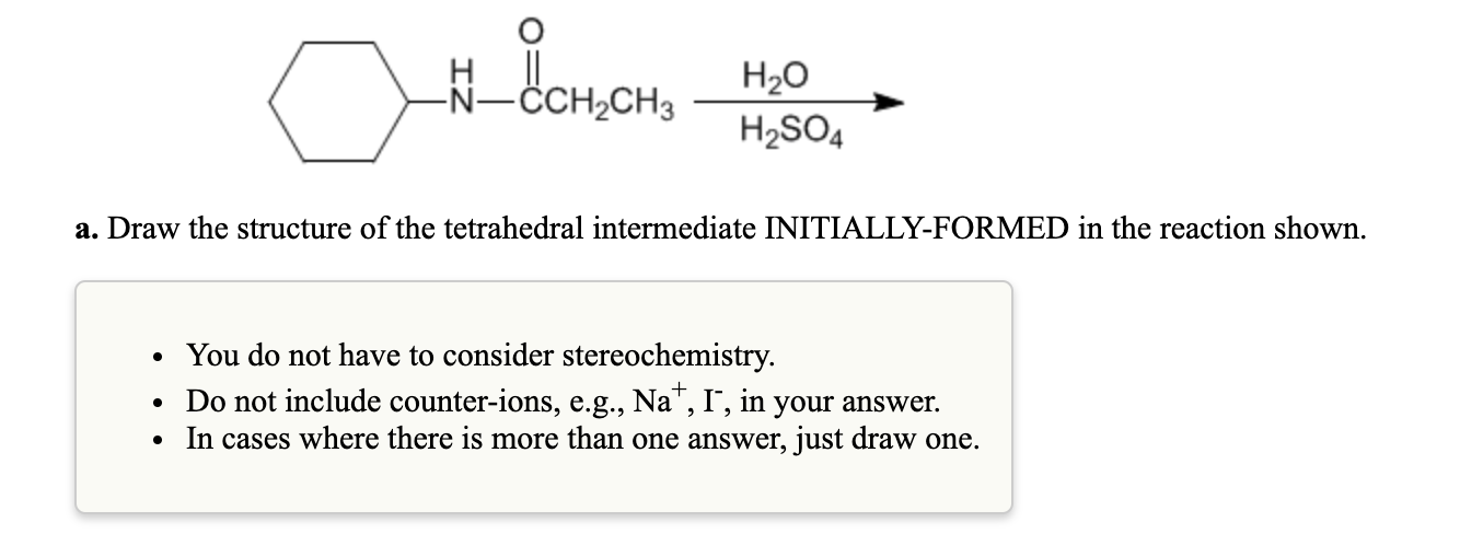 Solved _CCH-CH, HẠO H2SO4 a. Draw the structure of the | Chegg.com