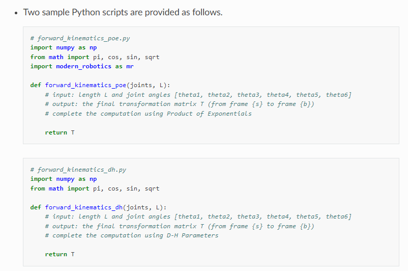 Solved The problem is to derive and code the forward | Chegg.com