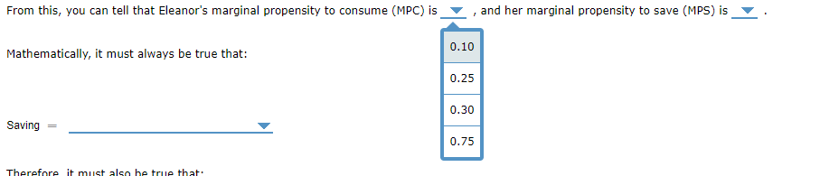 Solved 2. Consumption and saving definitions Suppose Eleanor | Chegg.com