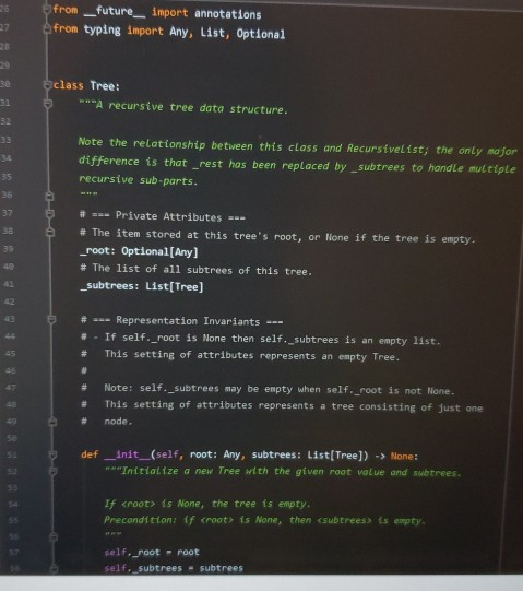 Solved from _ future_ import annotations e from typing | Chegg.com