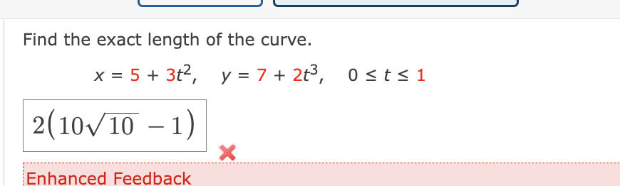 Solved Find the exact length of the curve. | Chegg.com
