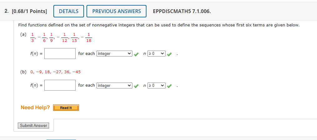 Solved Find Functions Defined On The Set Of Nonnegative