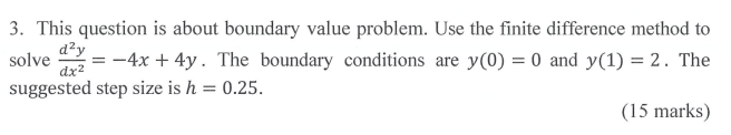 Solved This question is ﻿about boundary value problem. Use | Chegg.com