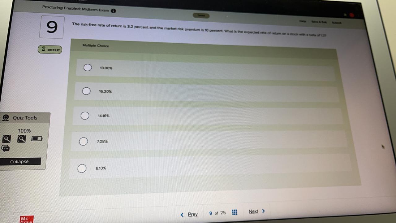 Solved Proctoring Enabled: Midterm Exam The risk-free rate | Chegg.com Solved Proctoring Enabled: Midterm Exam The risk-free rate | Chegg.com