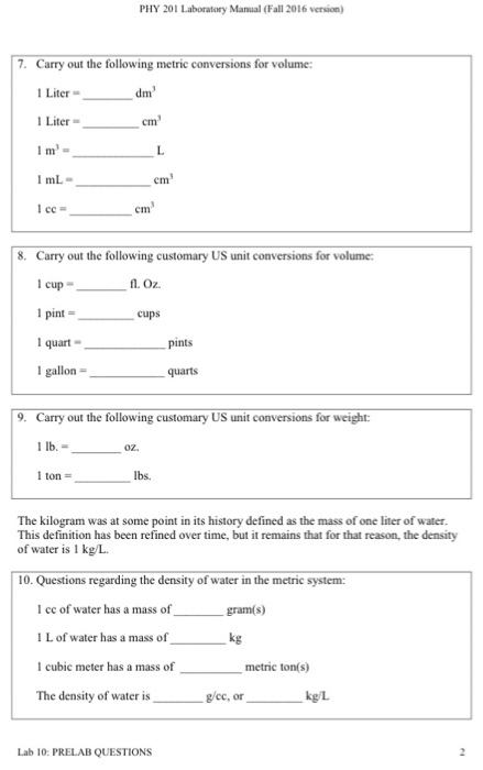 Solved PHY 201 Laboratory Manual (Fall 2016 version) PHY 201 | Chegg.com Solved PHY 201 Laboratory Manual (Fall 2016 version) PHY 201 | Chegg.com