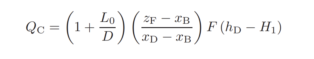 Solved Using the column and condenser mass and energy | Chegg.com