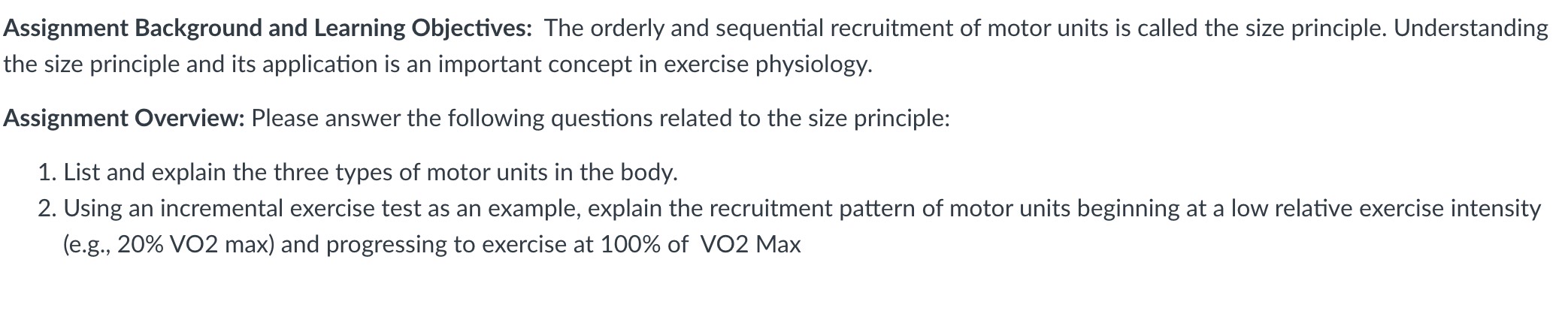 Solved Assignment Background and Learning Objectives: The | Chegg.com