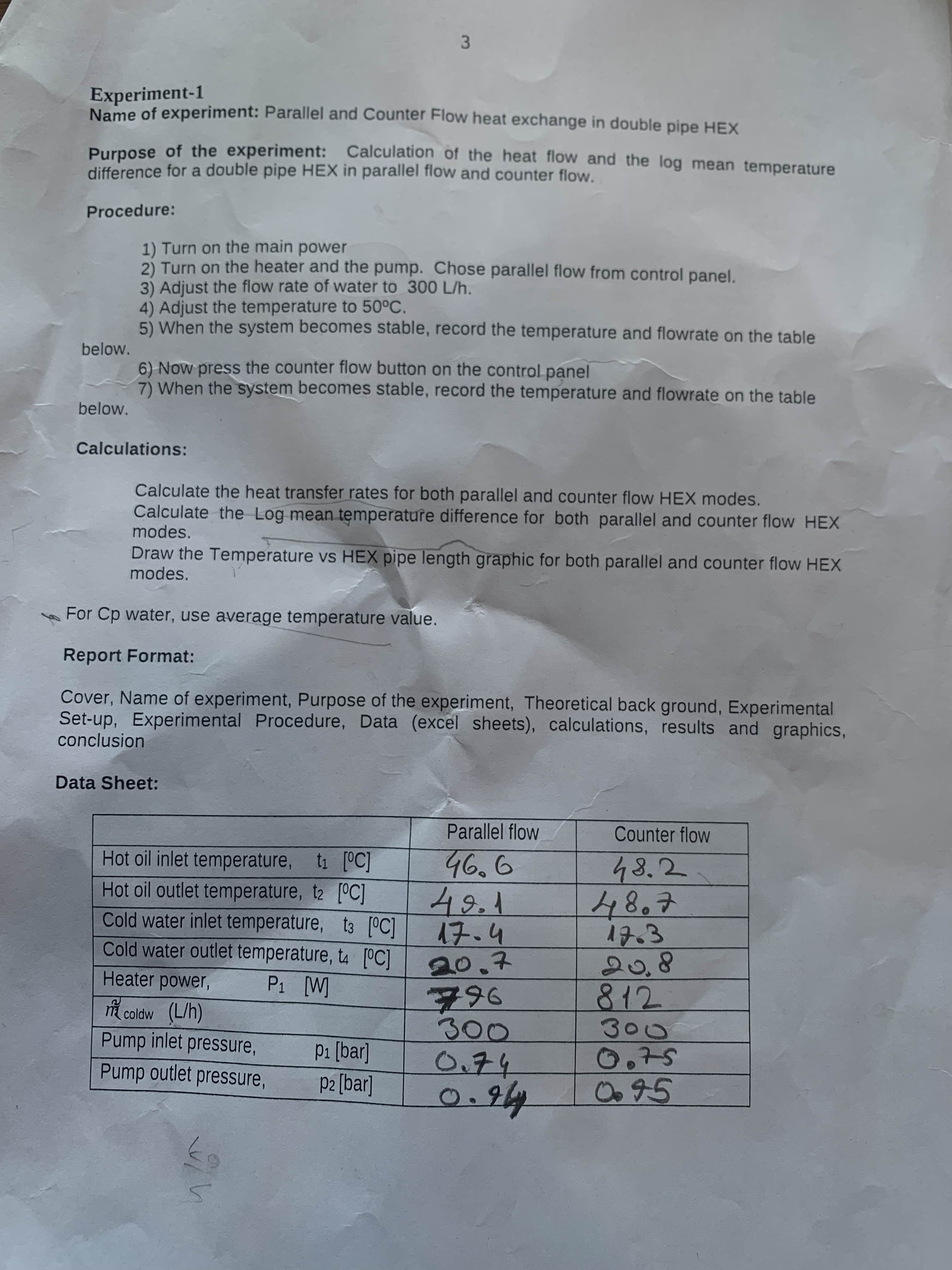 Solved 3 Experiment-1 Name of experiment: Parallel and | Chegg.com