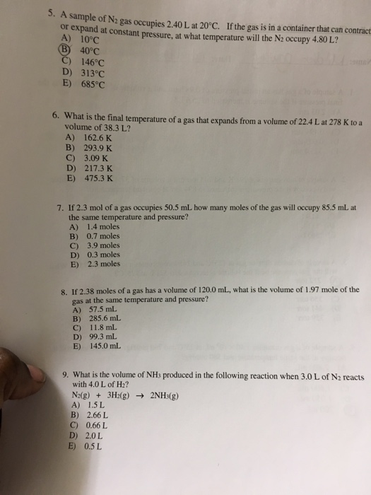 Solved What is the final temperature of a gas that expands | Chegg.com
