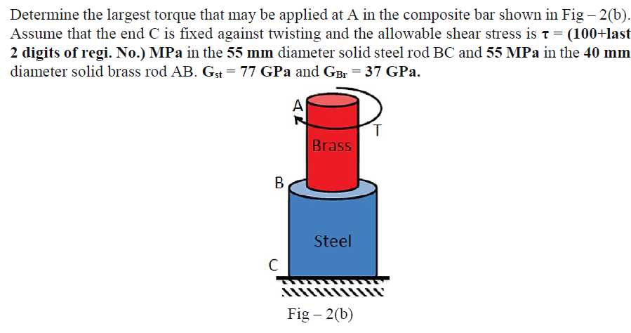 Solved Determine the largest torque that may be applied at A | Chegg.com