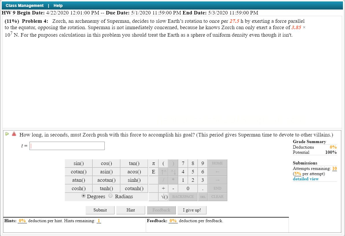 Solved Class Management | Help HW 9 Begin Date: 4/22/2020 | Chegg.com