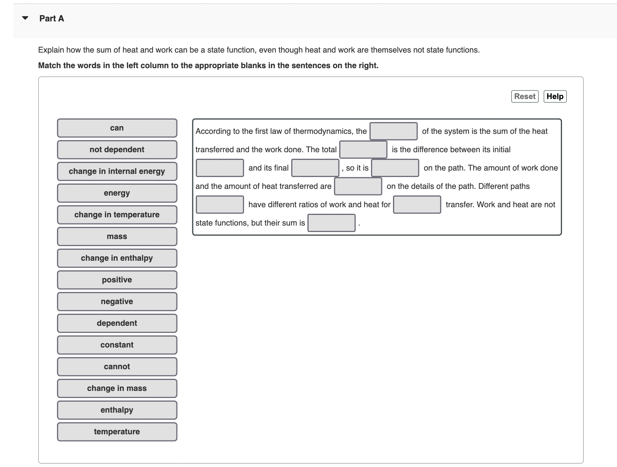 Solved Explain how the sum of heat and work can be a state | Chegg.com