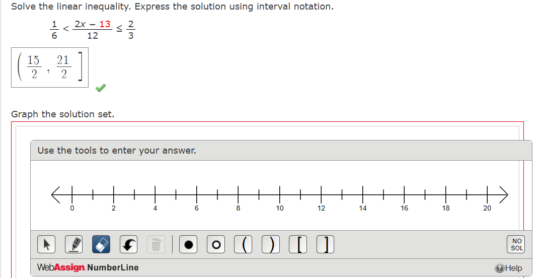 Solved Solve the linear inequality. Express the solution | Chegg.com