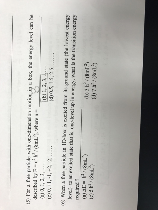 Solved For a free particle with one-dimension motion in a | Chegg.com