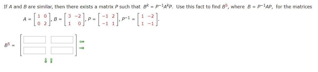 Solved If A And B Are Similar Then There Exists A Matrix P
