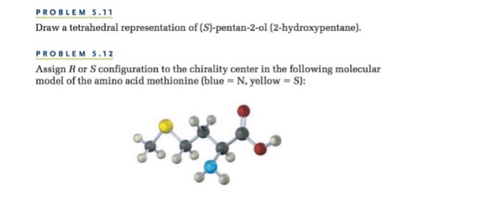 Solved PROBLEM 5.11 Draw a tetrahedral representation of | Chegg.com