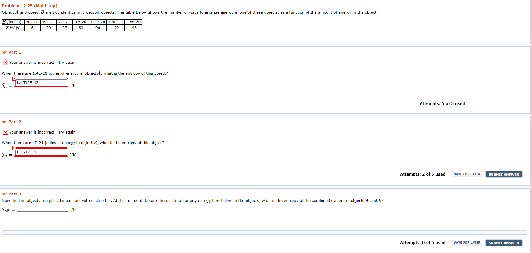 Solved Problem 12.25 (Multistep) Object A and object B are | Chegg.com