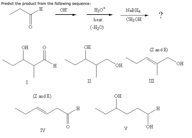 Solved Predict the product from the following sequence: ОН | Chegg.com