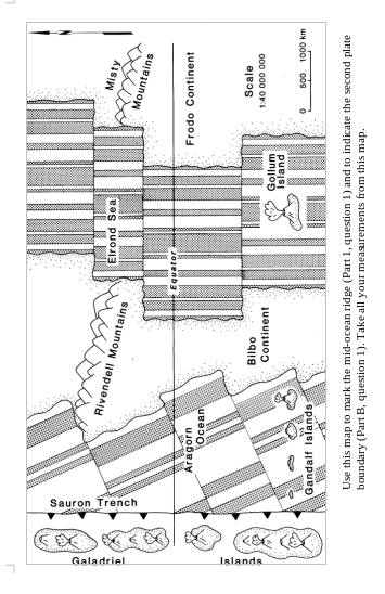 Solved Use this map to mark the mid-ocean ridge (Part 1, | Chegg.com