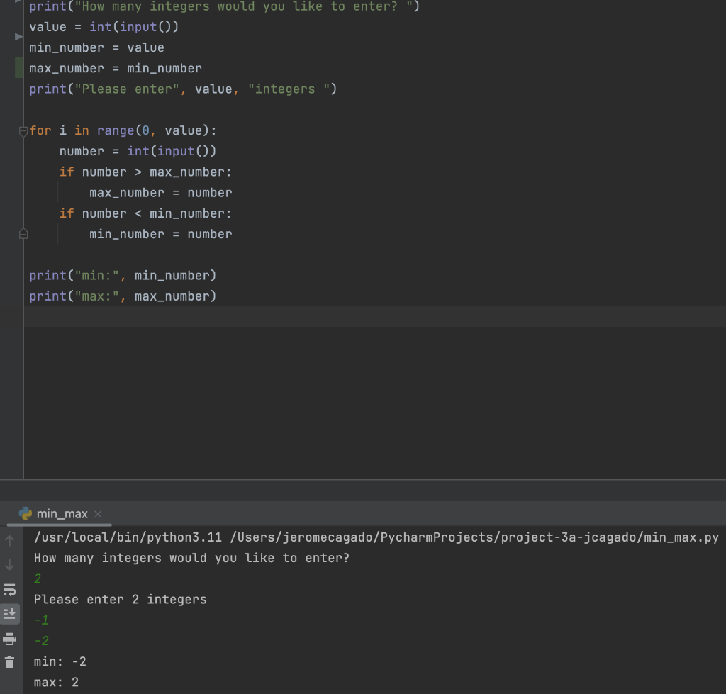 Solved I need help figuring out why my max input is not | Chegg.com