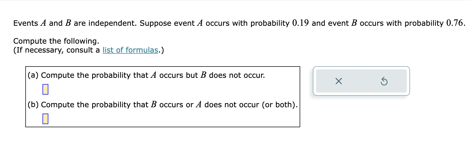 Solved Events A and B are independent. Suppose event A | Chegg.com