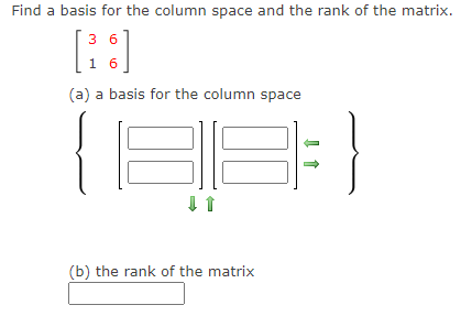 Solved Find a basis for the column space and the rank of the | Chegg.com