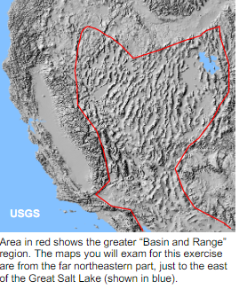 Solved Basin and Range Province:This regionin Utahis the | Chegg.com