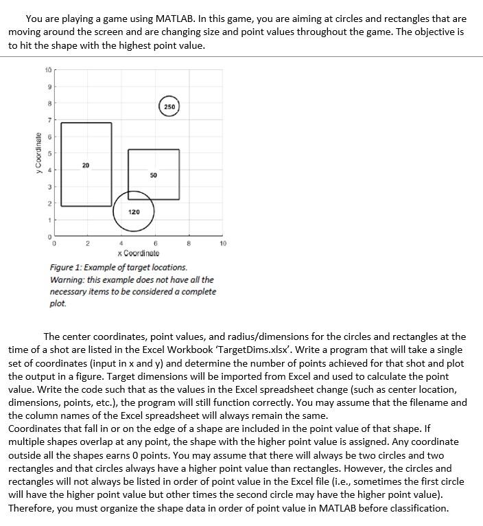 You are playing a game using MATLAB. In this game, | Chegg.com