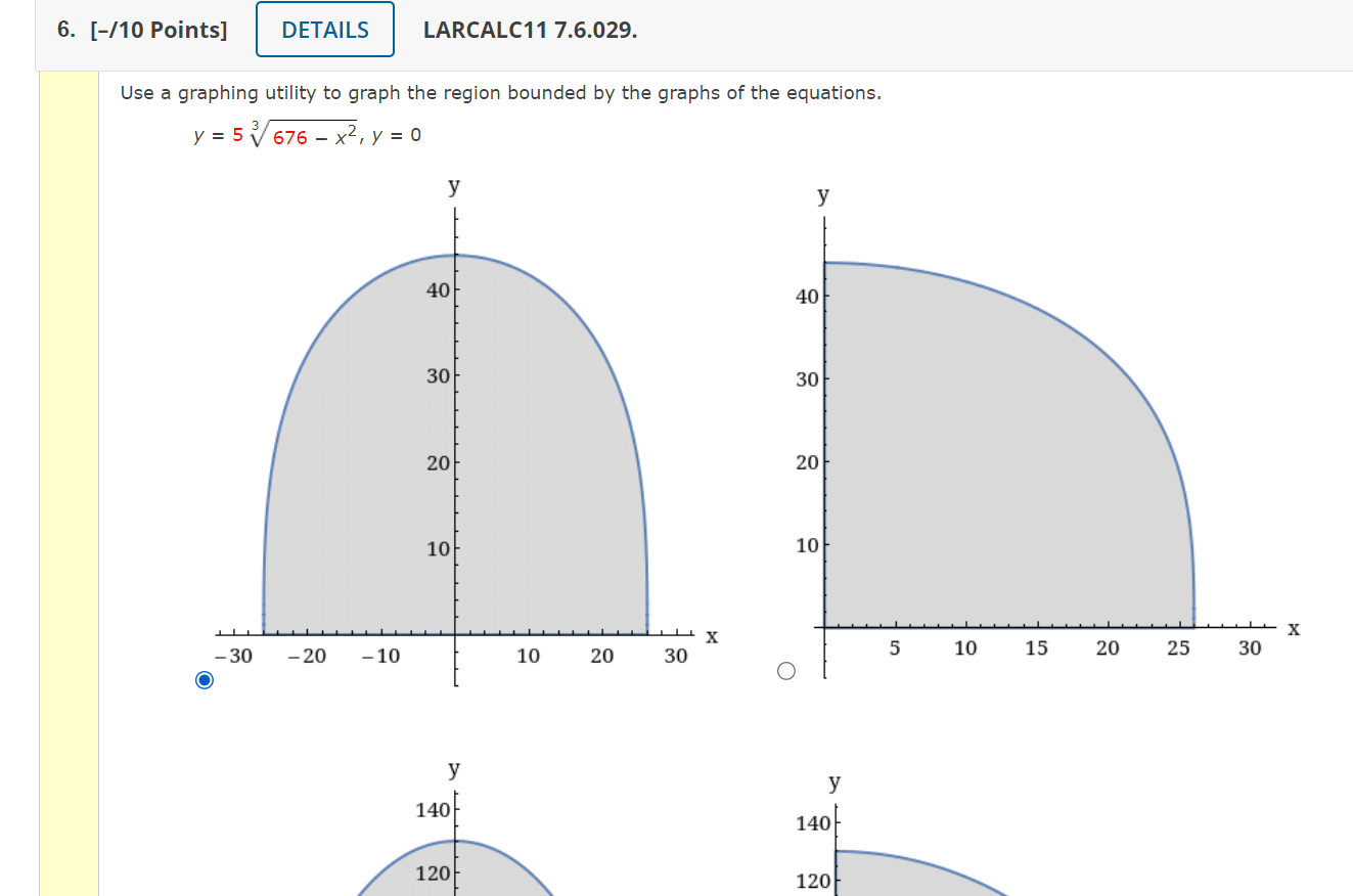 Solved Use the integration capabilities of the graphing | Chegg.com