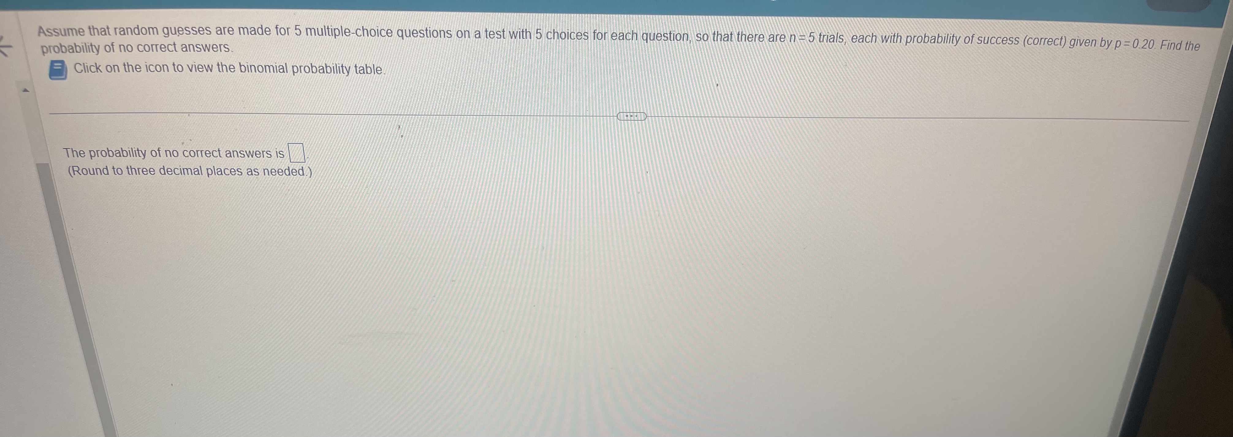 Solved Assume that random guesses are made for 5 | Chegg.com