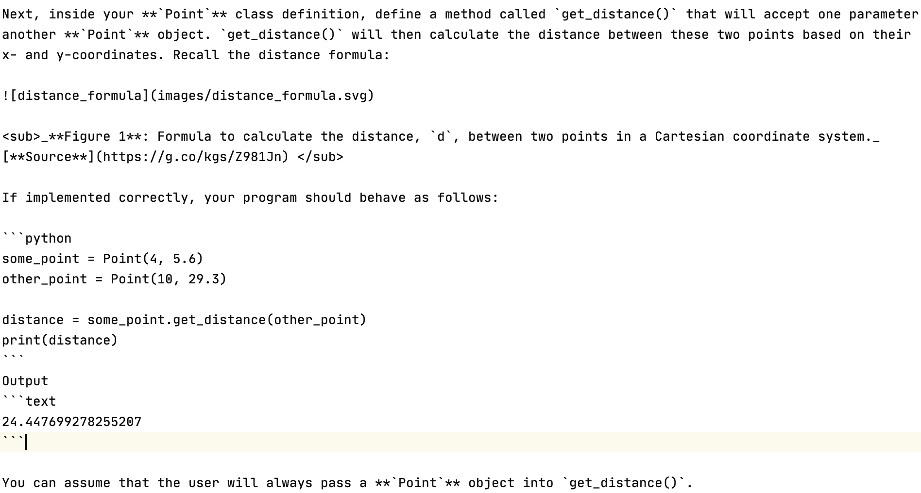 Solved In the file [**coordinates.py**] (coordinates.py), | Chegg.com