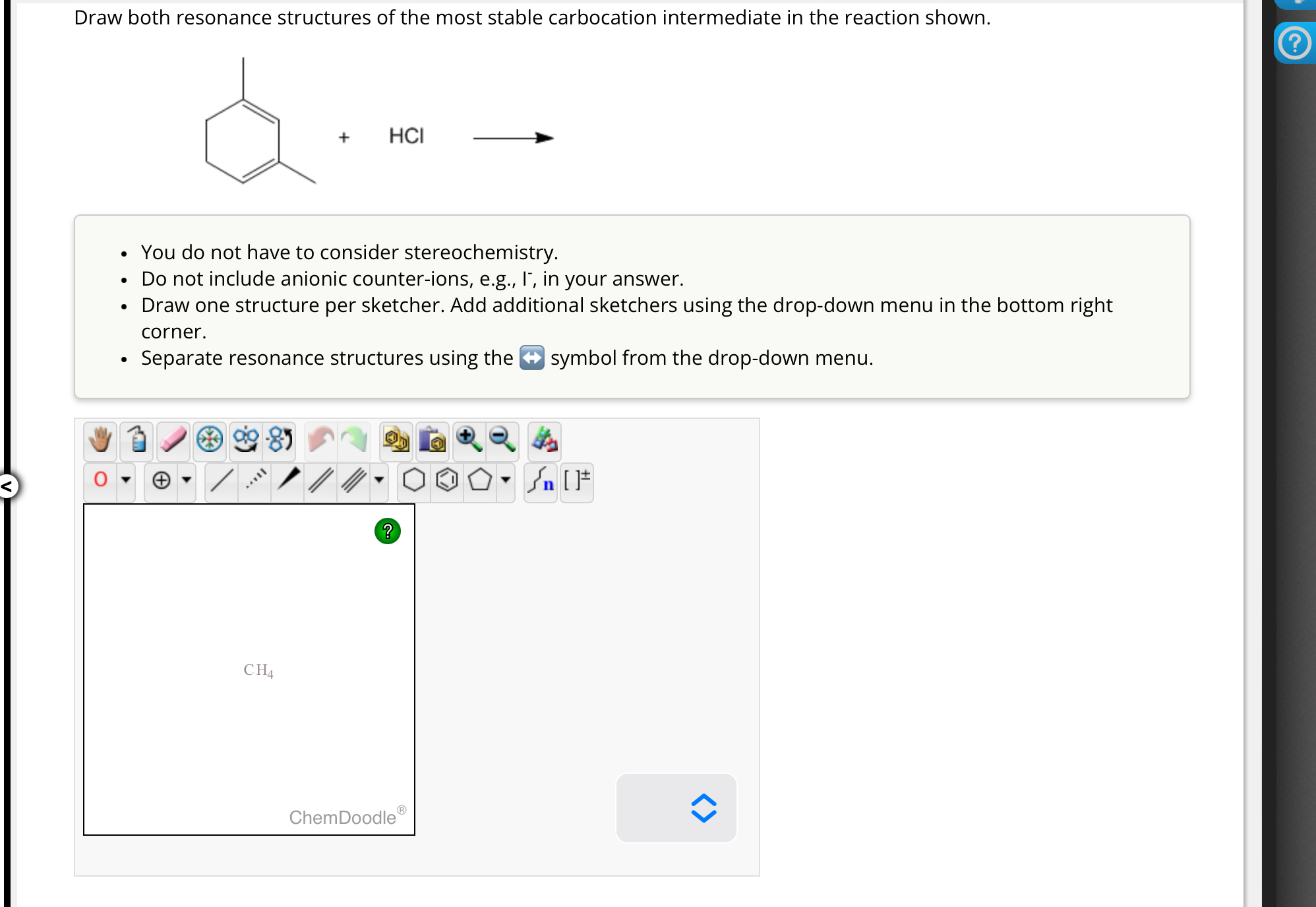 Draw both resonance structures of the most stable | Chegg.com