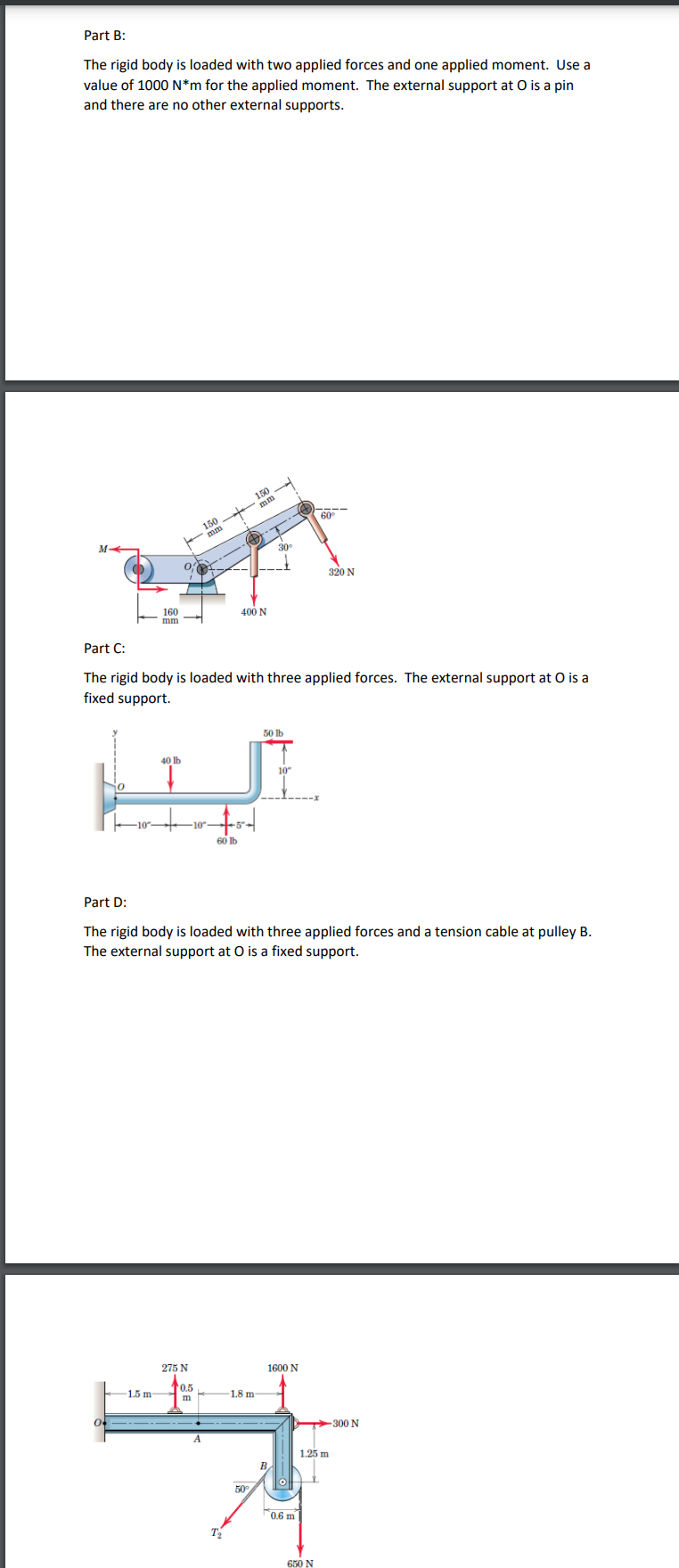 Solved For the following 2D images, describe each external | Chegg.com