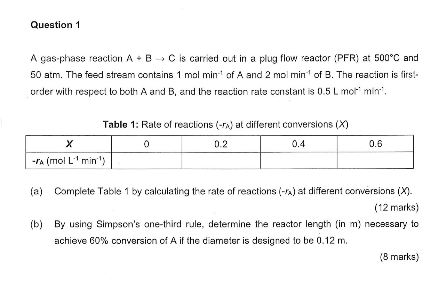 Solved Show me ﻿the steps to ﻿solveQuestion 1A gas-phase | Chegg.com