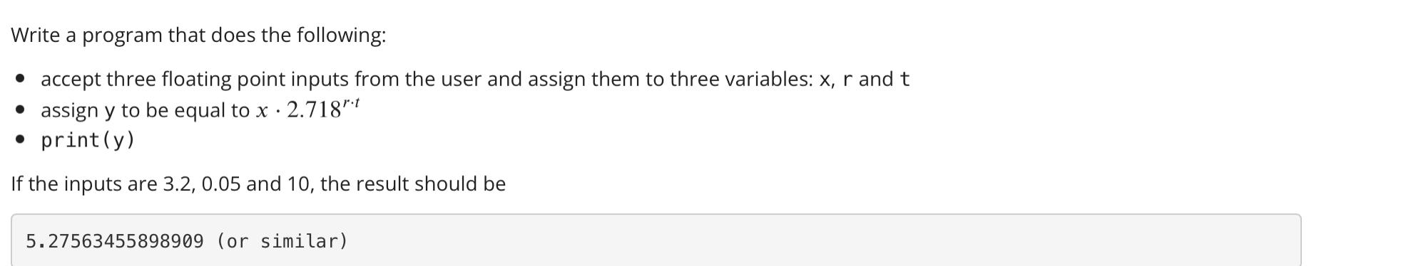 Solved Write a program that does the following: accept | Chegg.com