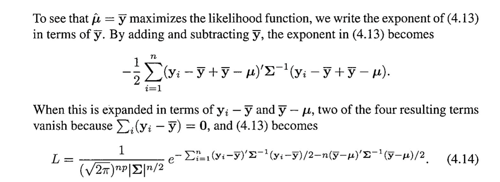 4.3 Show that the form of the likelihood function in | Chegg.com