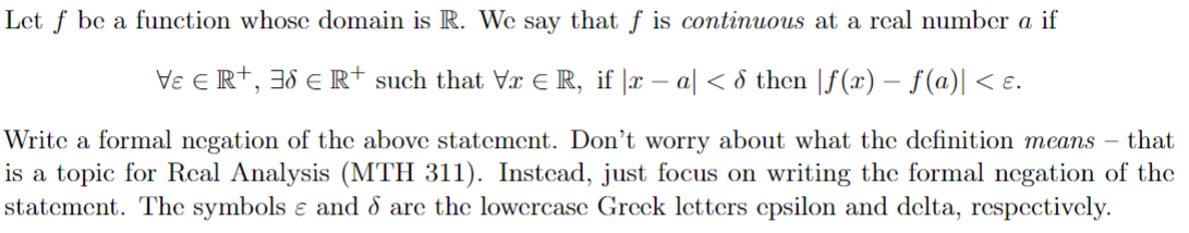 Solved Let f be a function whose domain is R. We say that f | Chegg.com