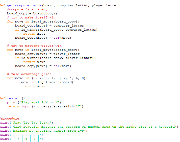 Solved Python： Whats wrong with my mini game program, and | Chegg.com