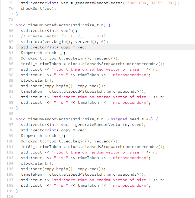 Solved This exercise an exploration of quicksort: you will | Chegg.com