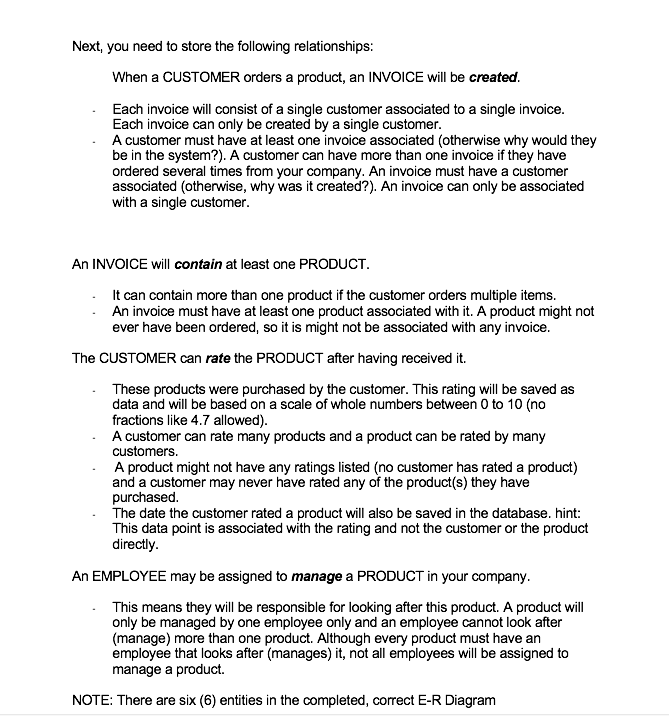 Solved Draw an E-R Diagram for the entities following | Chegg.com