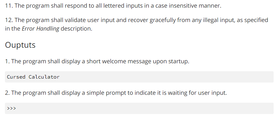 Cursed Calculator Overview You have been tasked with | Chegg.com