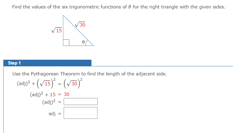 Solved Use the Pythagorean Theorem to find the length of the | Chegg.com