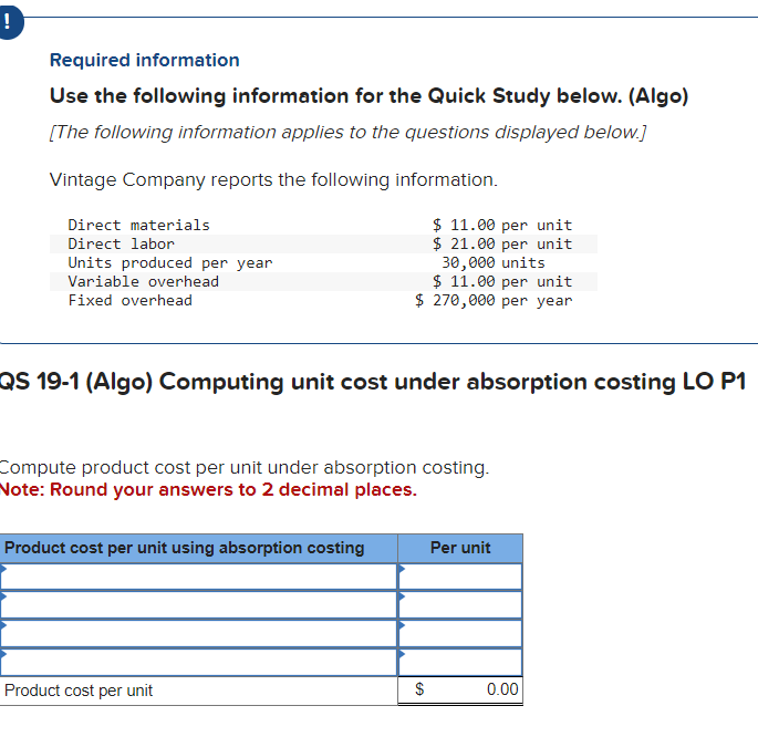 Solved Required information Required informationUse the | Chegg.com