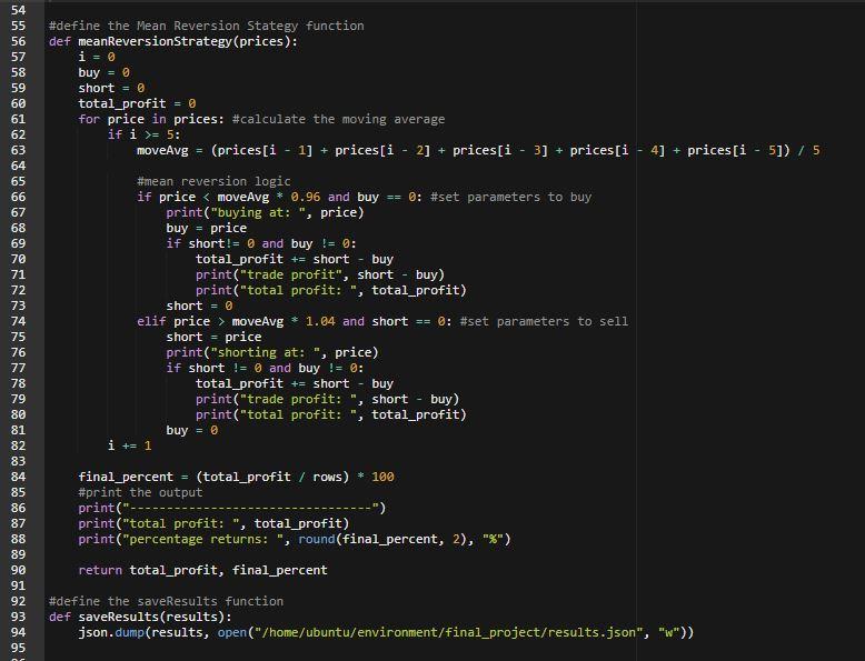 Solved #create list and pull data for stocks + strategy loop | Chegg.com