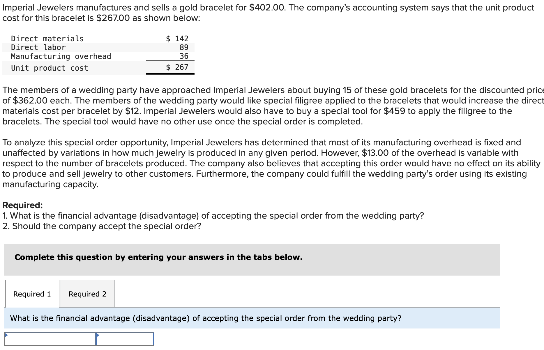 Solved Troy Engines, Limited, manufactures a variety of | Chegg.com